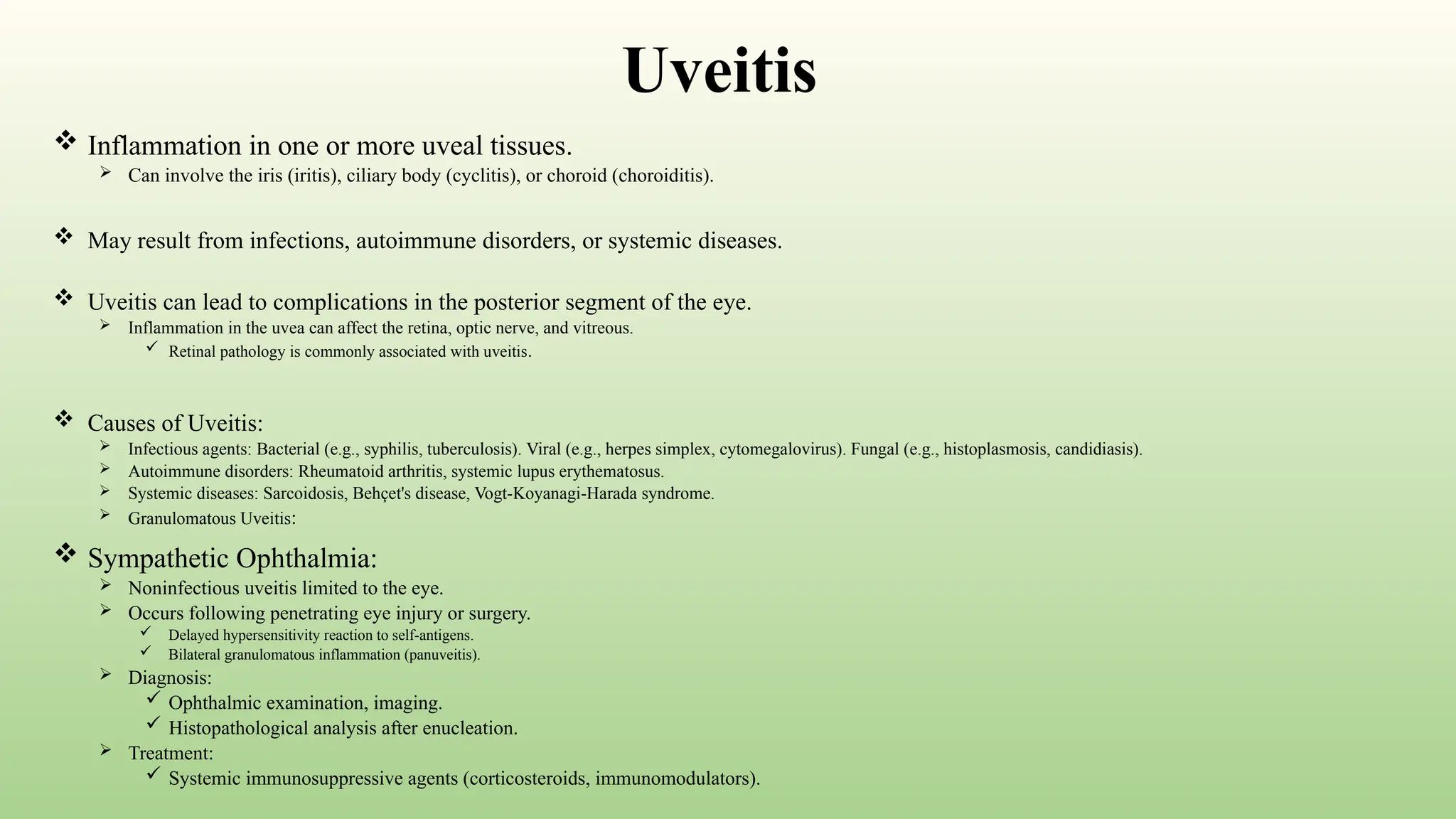 The Eye is full of pathological diseases. | PPT