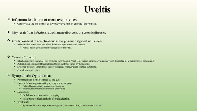 The Eye is full of pathological diseases. | PPT