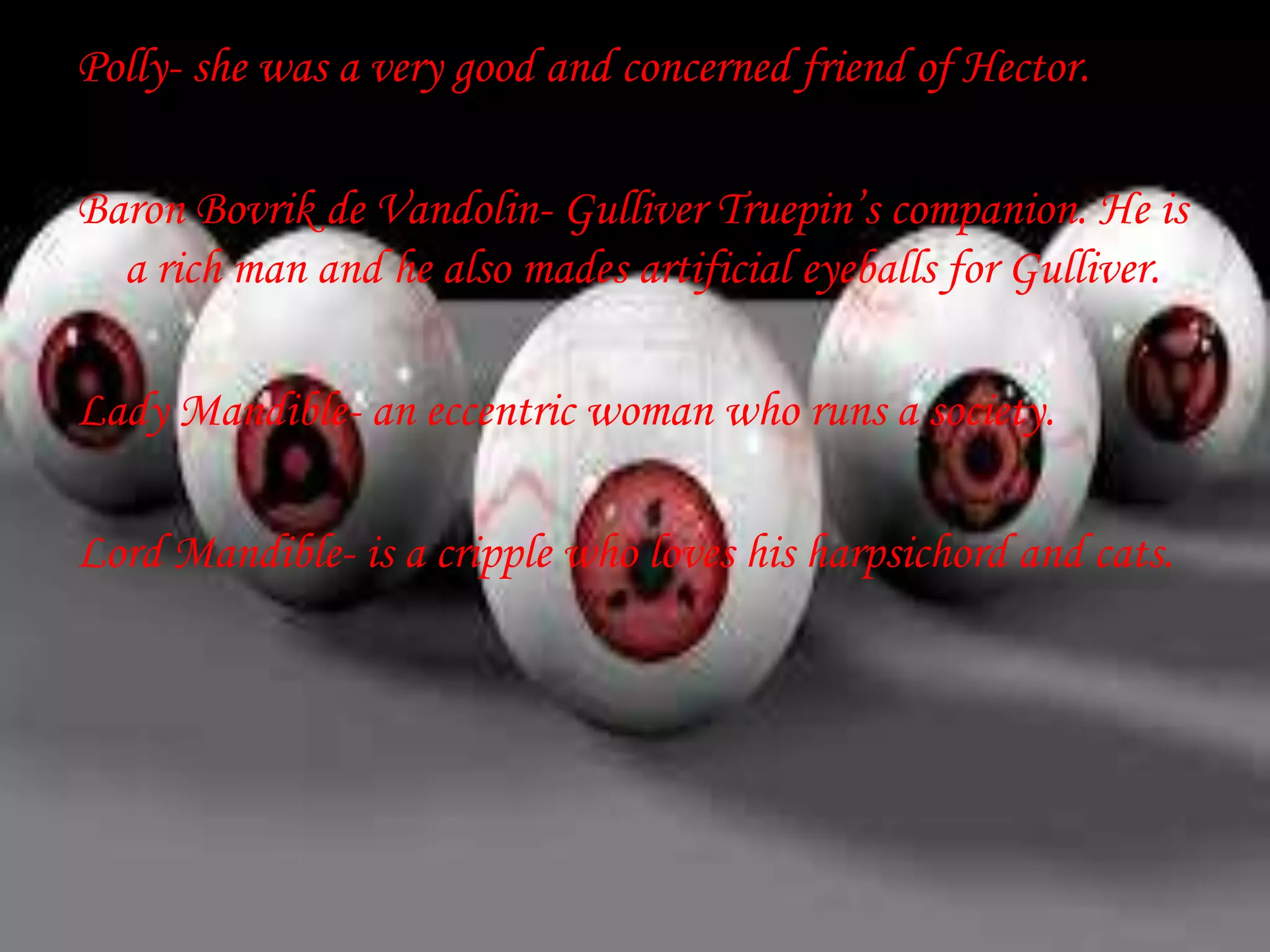 The eyeball collector | PPTX