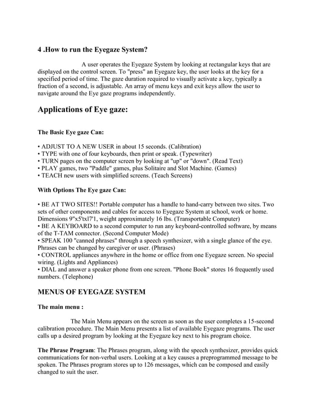 The eyegaze communication system | DOCX