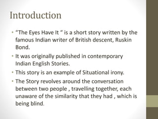 The eyes have it english | PPTX
