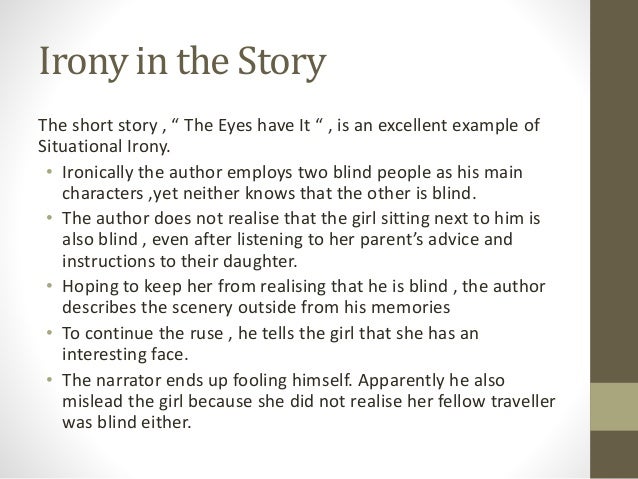 The eyes have it english