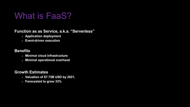 The FaaS and the Curious™ | PPTX