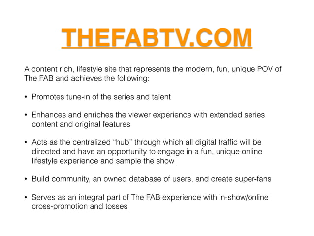 The Fablife digital strategy roadmap | PPT