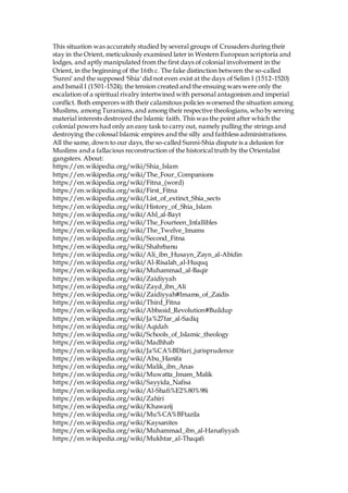 The Fabrication of the Fake Divide ‘Sunni Islam vs. Shia Islam’ | DOCX ...