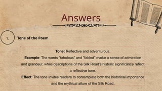Revised Poetry - The Fabulous Fabled Silk Road.pptx