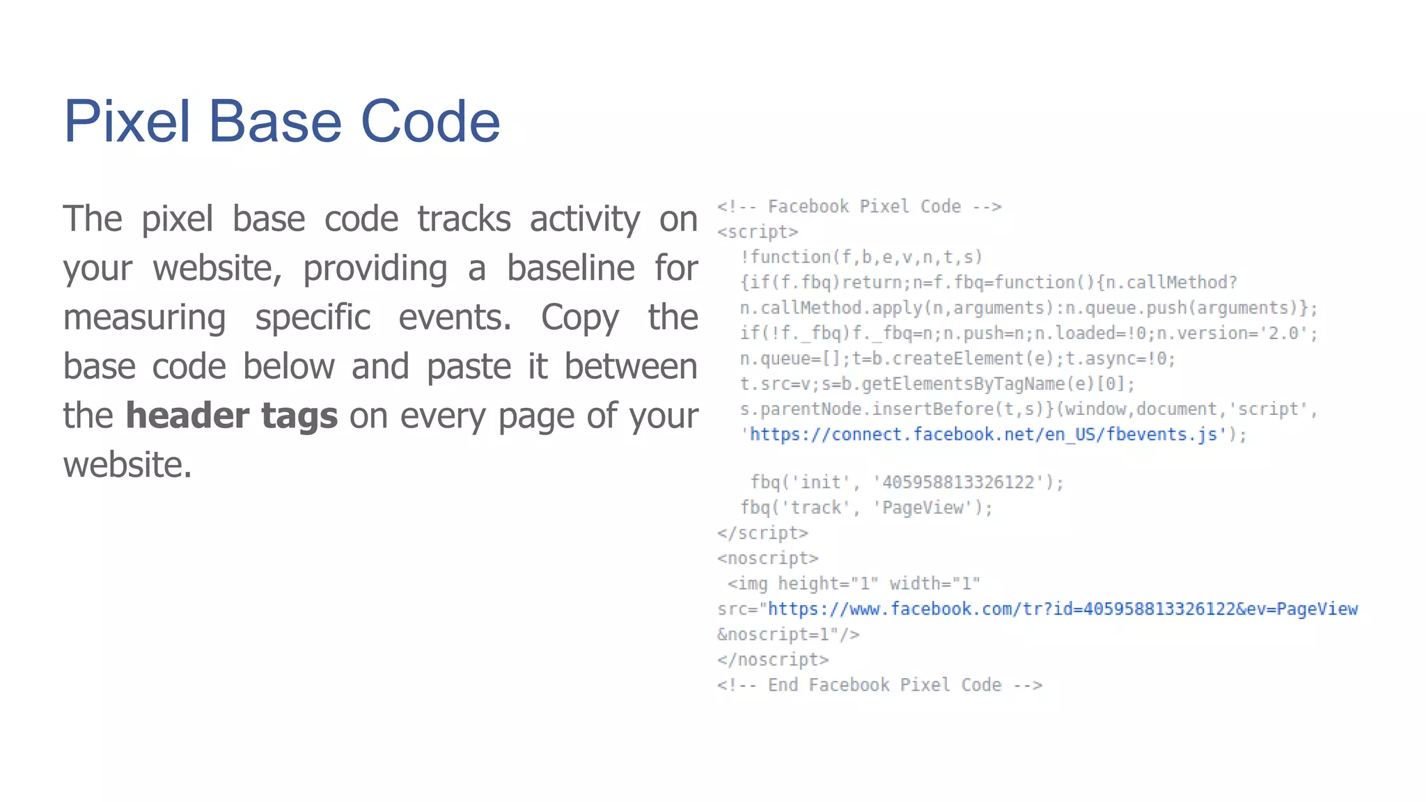 The Facebook pixel: what it is and how to use it | PDF