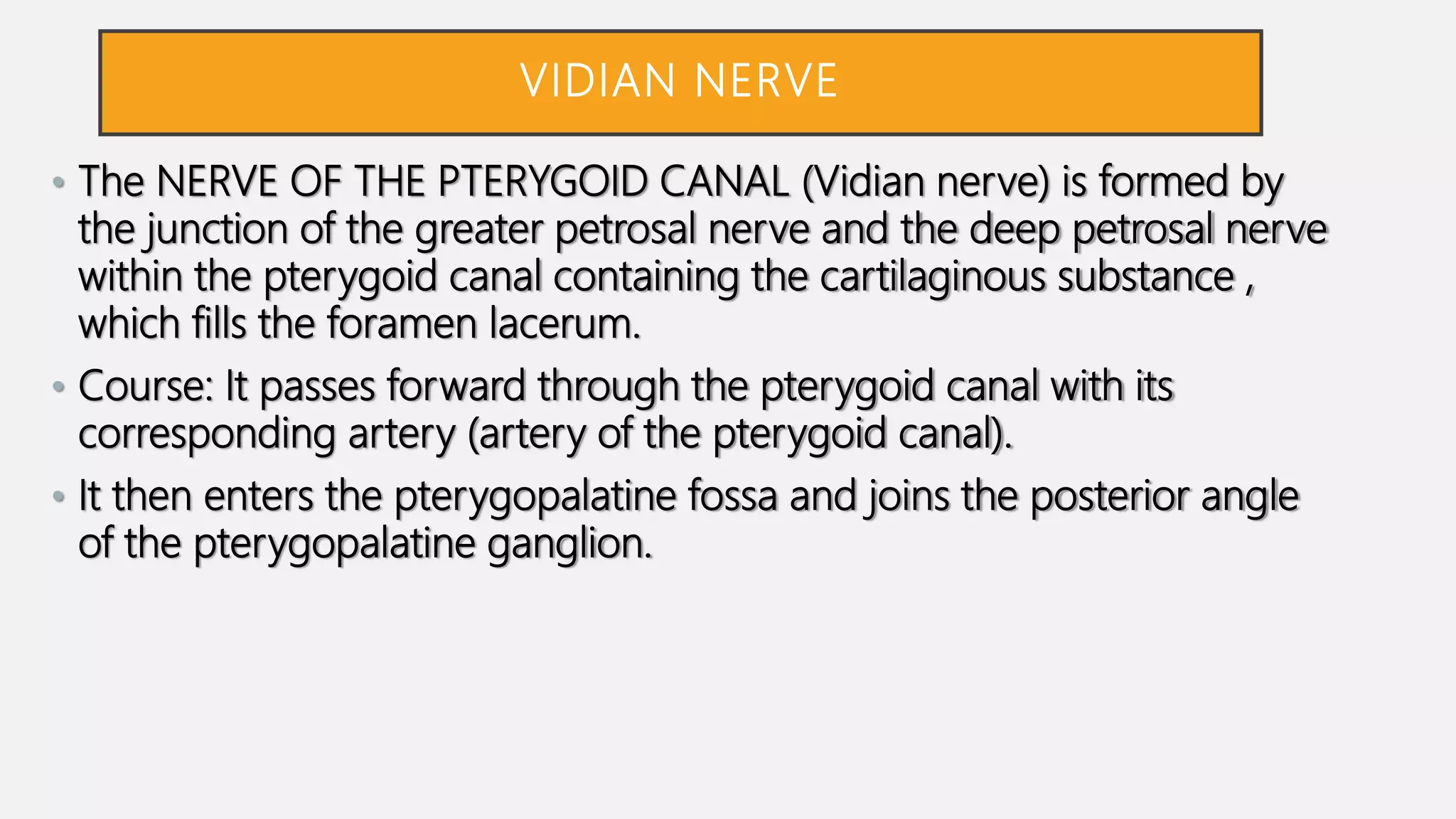 The facial nerve | PPTX