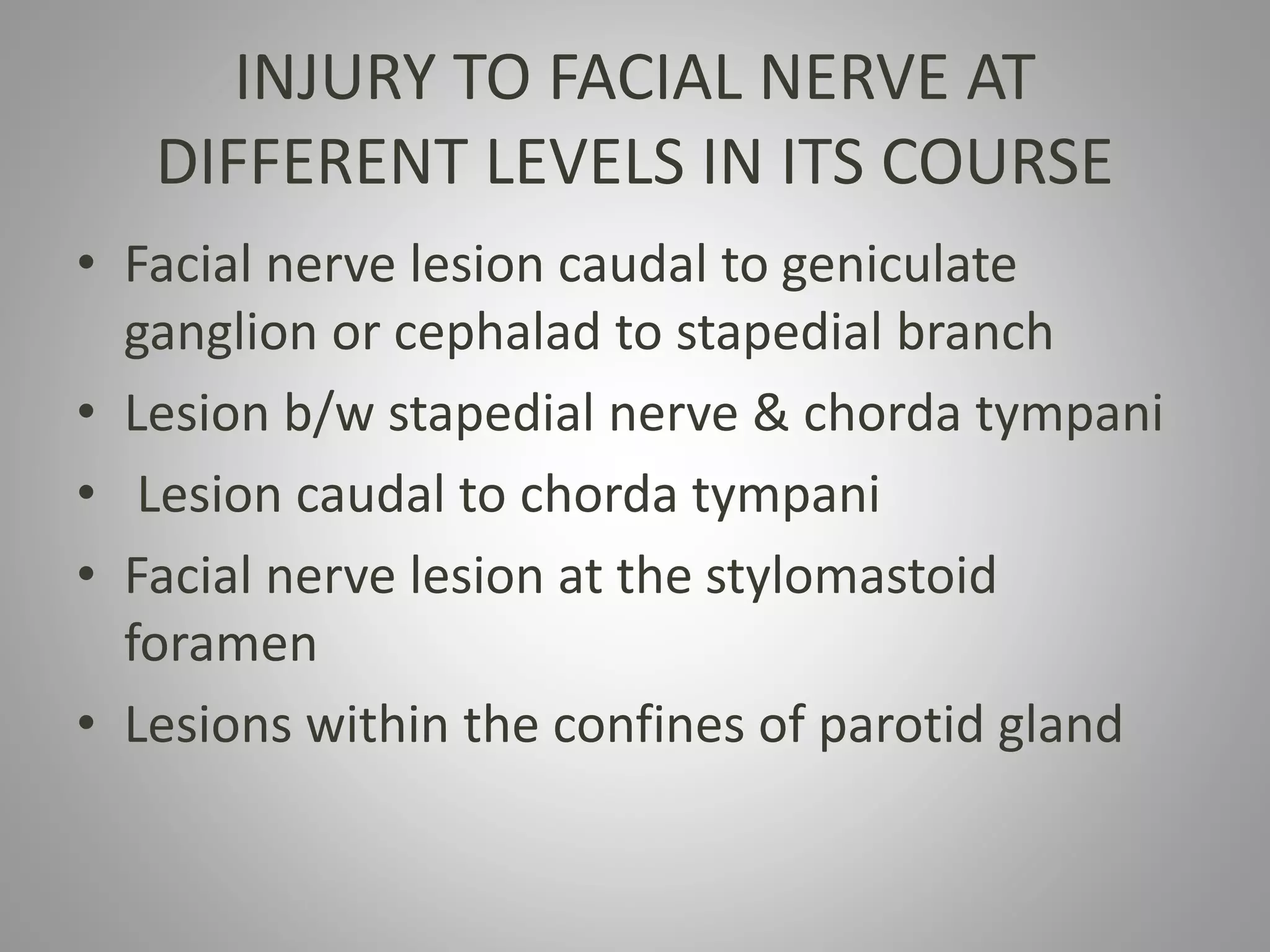 The facial nerve | PPTX