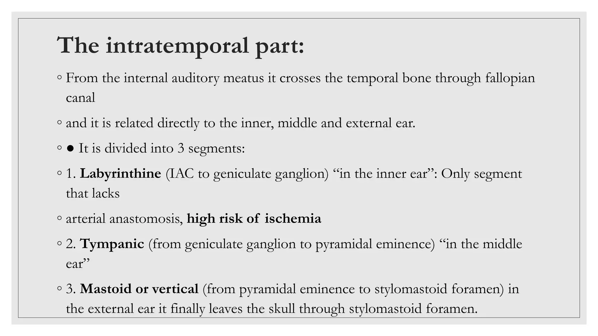 The facial nerve- anatomy and clinical examination | PPTX