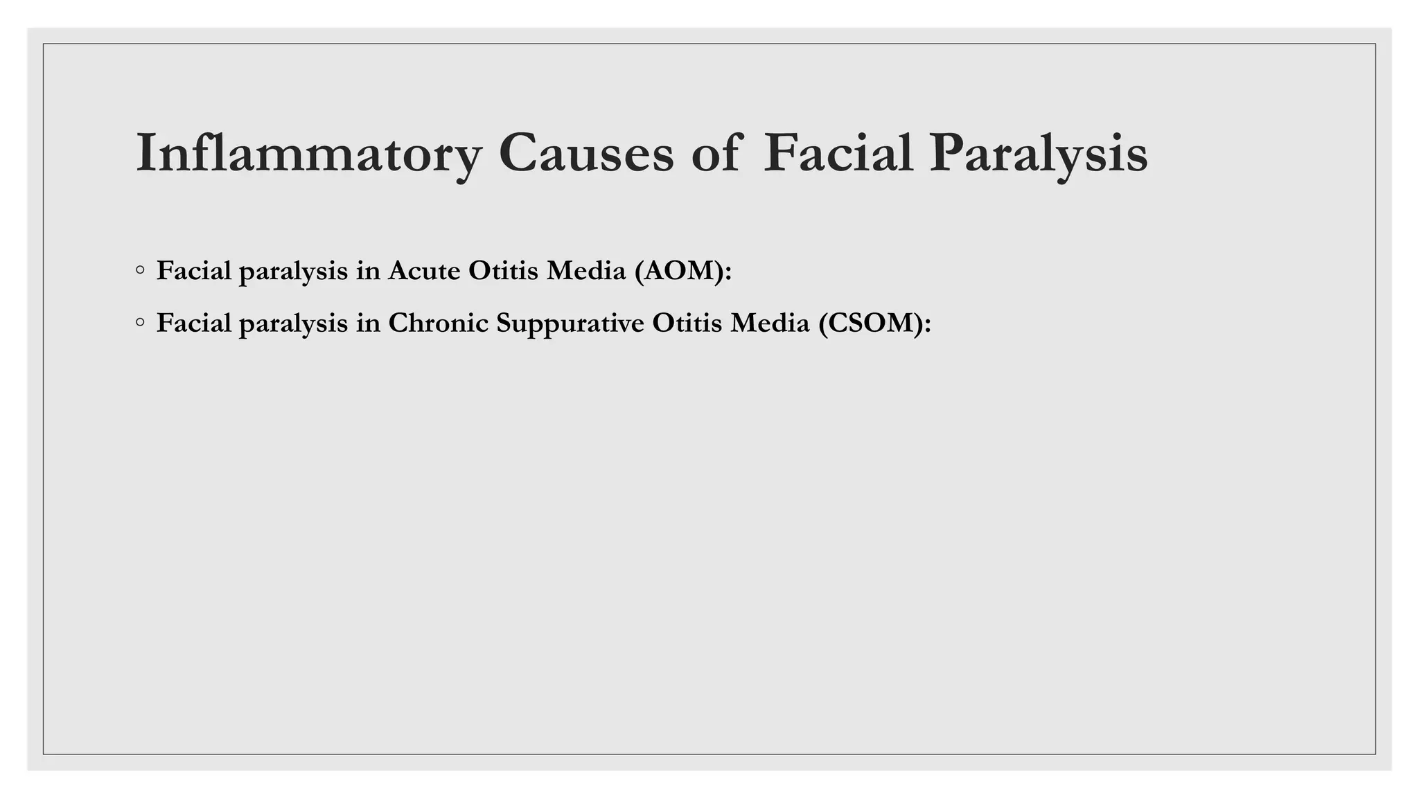 The facial nerve- anatomy and clinical examination | PPTX