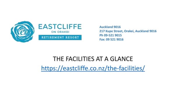 Eastcliffe Available Properties - The facilities at a Glance | PPT