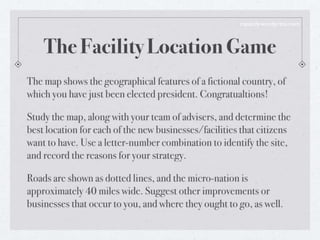 The Facility Location Game | PPTX | Education