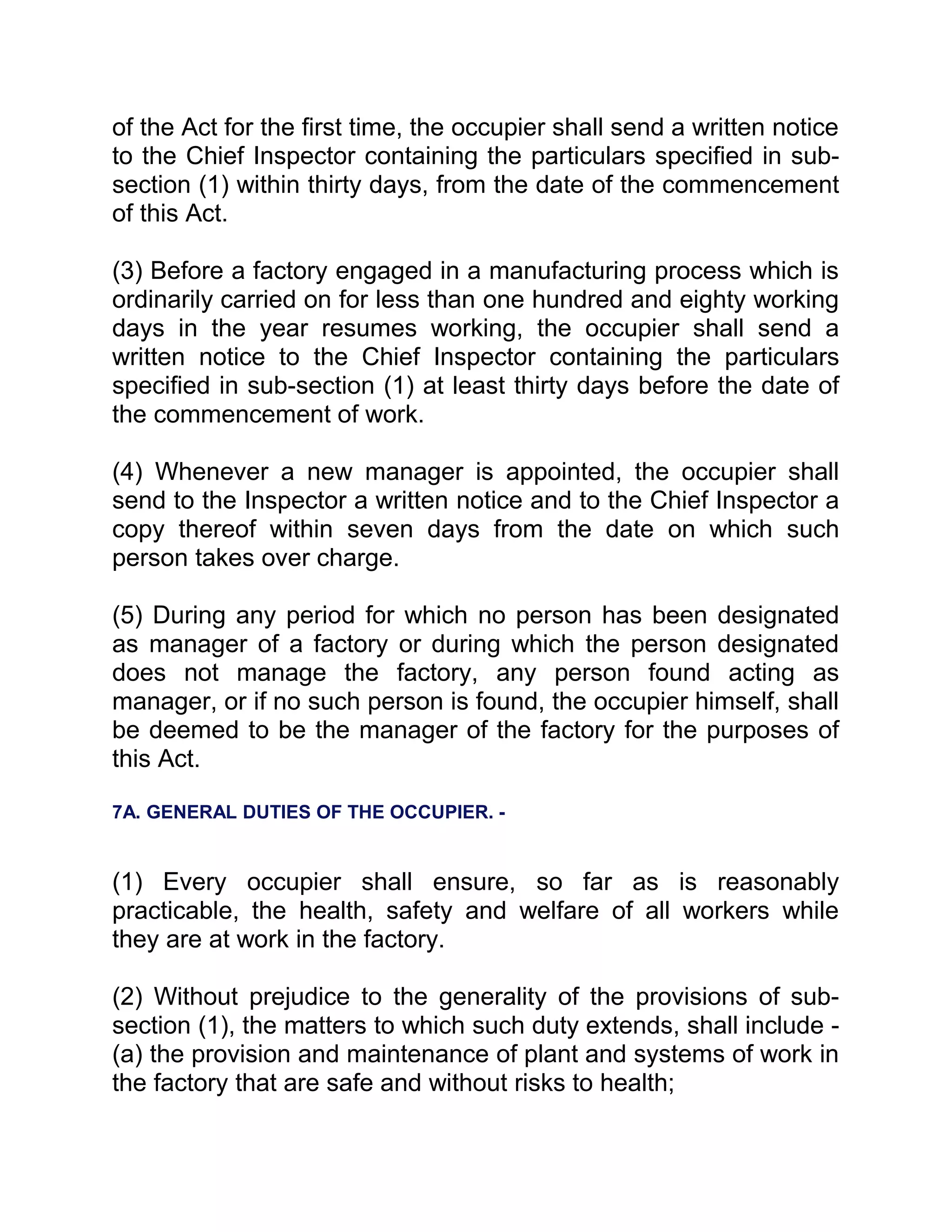 The factories act, 1948 part 1 | DOC