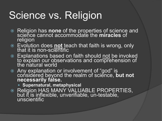 The Facts About Evolution | PPT