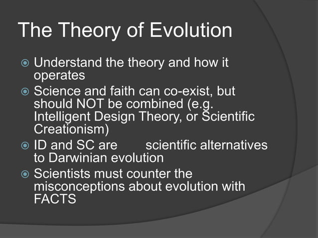 The Facts About Evolution | PPT