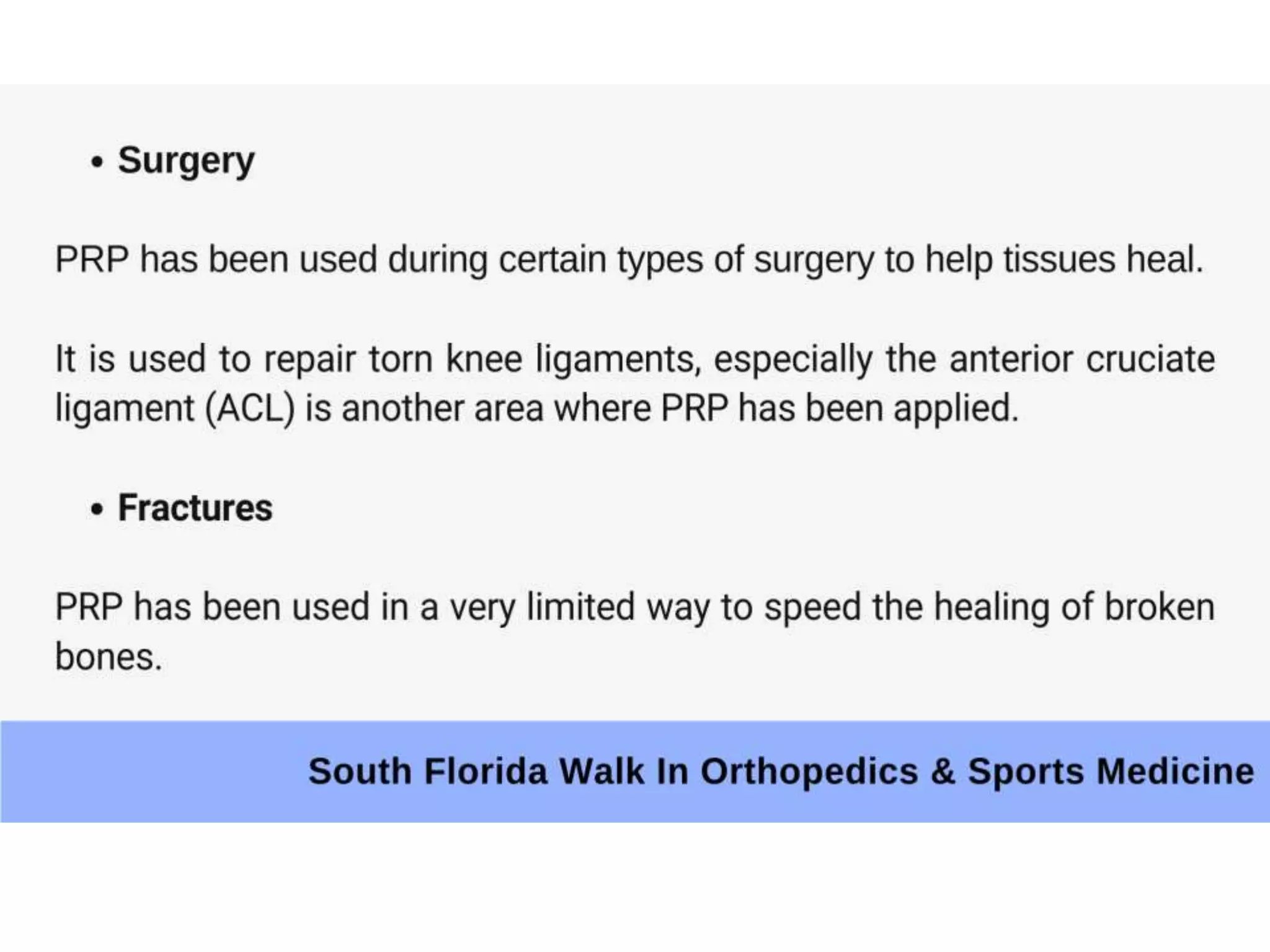 The facts about platelet rich plasma (prp) | PPTX