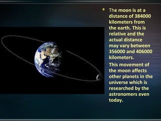 The facts which you need to know about the moon | PPT