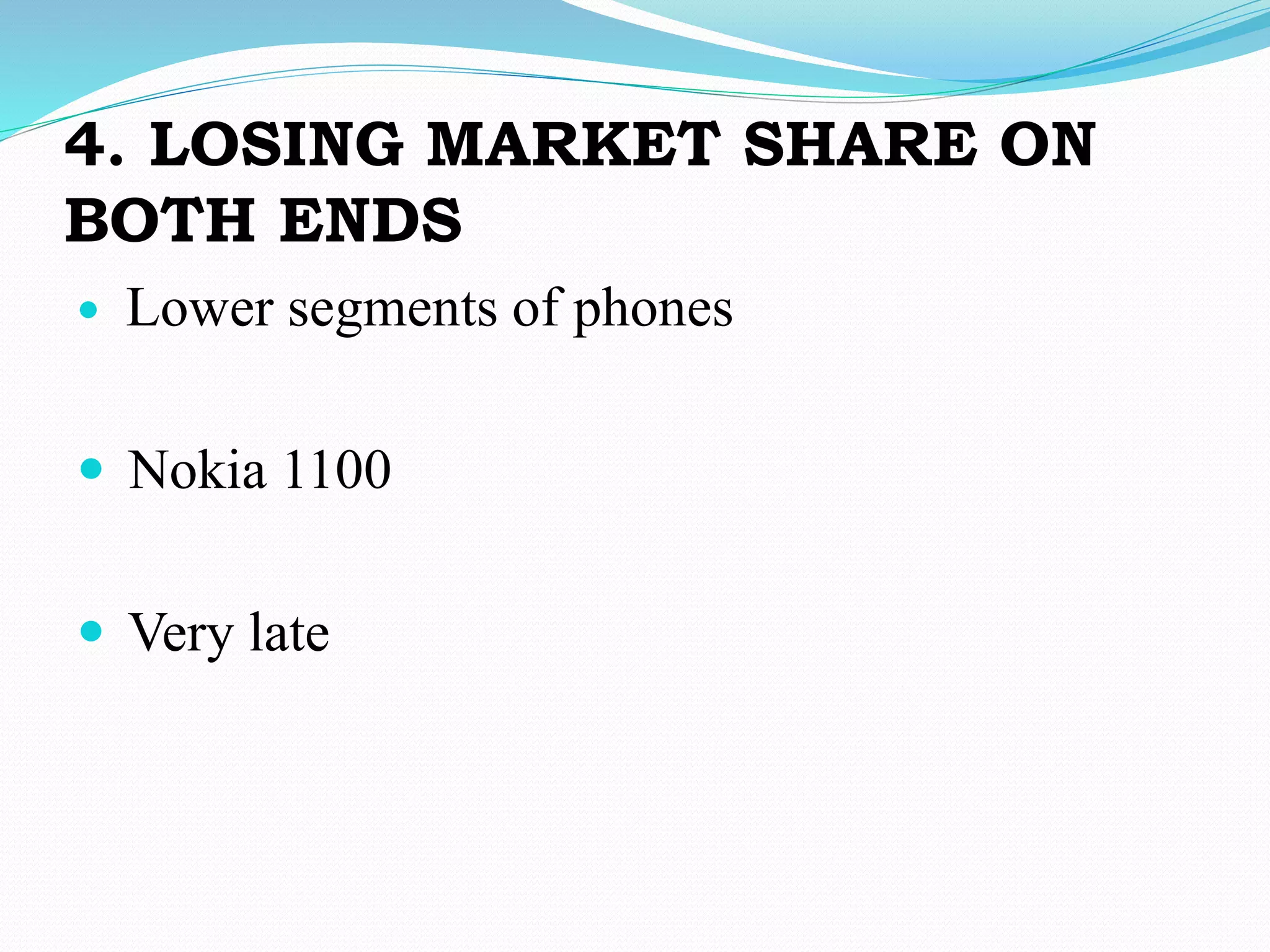 The failure of nokia | PPTX
