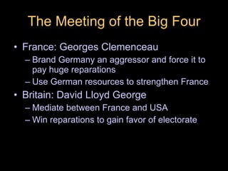 Treaty of Versailles: The failure of peace | PPT | Politics