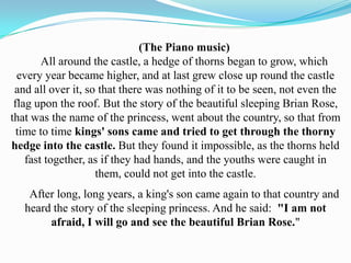 The fairytale of the sleeping beauty, made by eleni tsagka | PPT