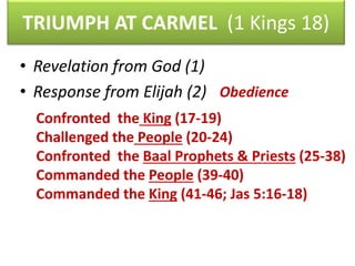 The Faith of Elijah | PPTX