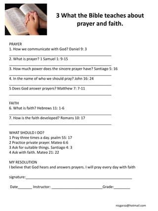 The faith of jesus bible study | PPTX