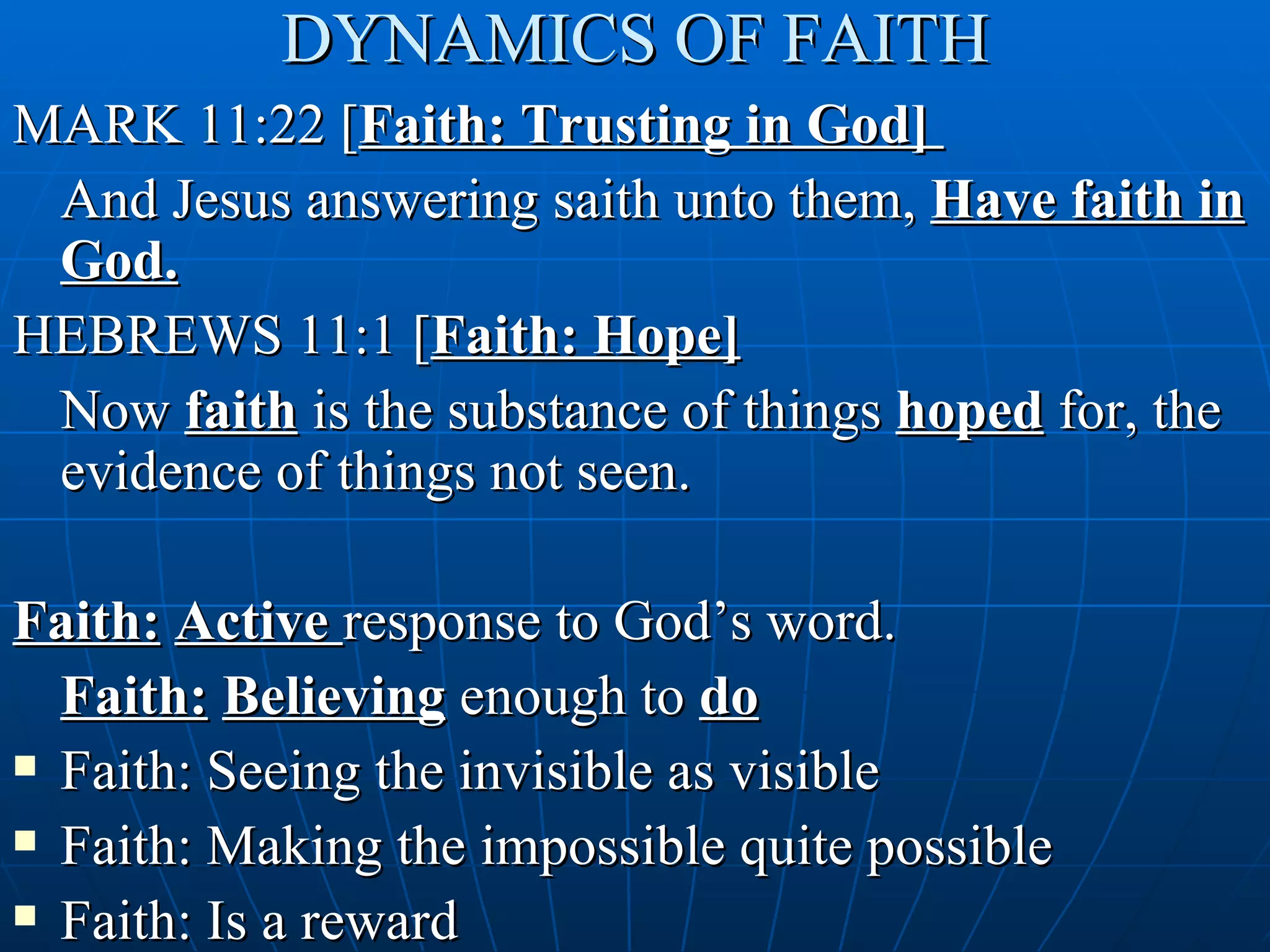 The Faith Of Jesus Christ | PPT