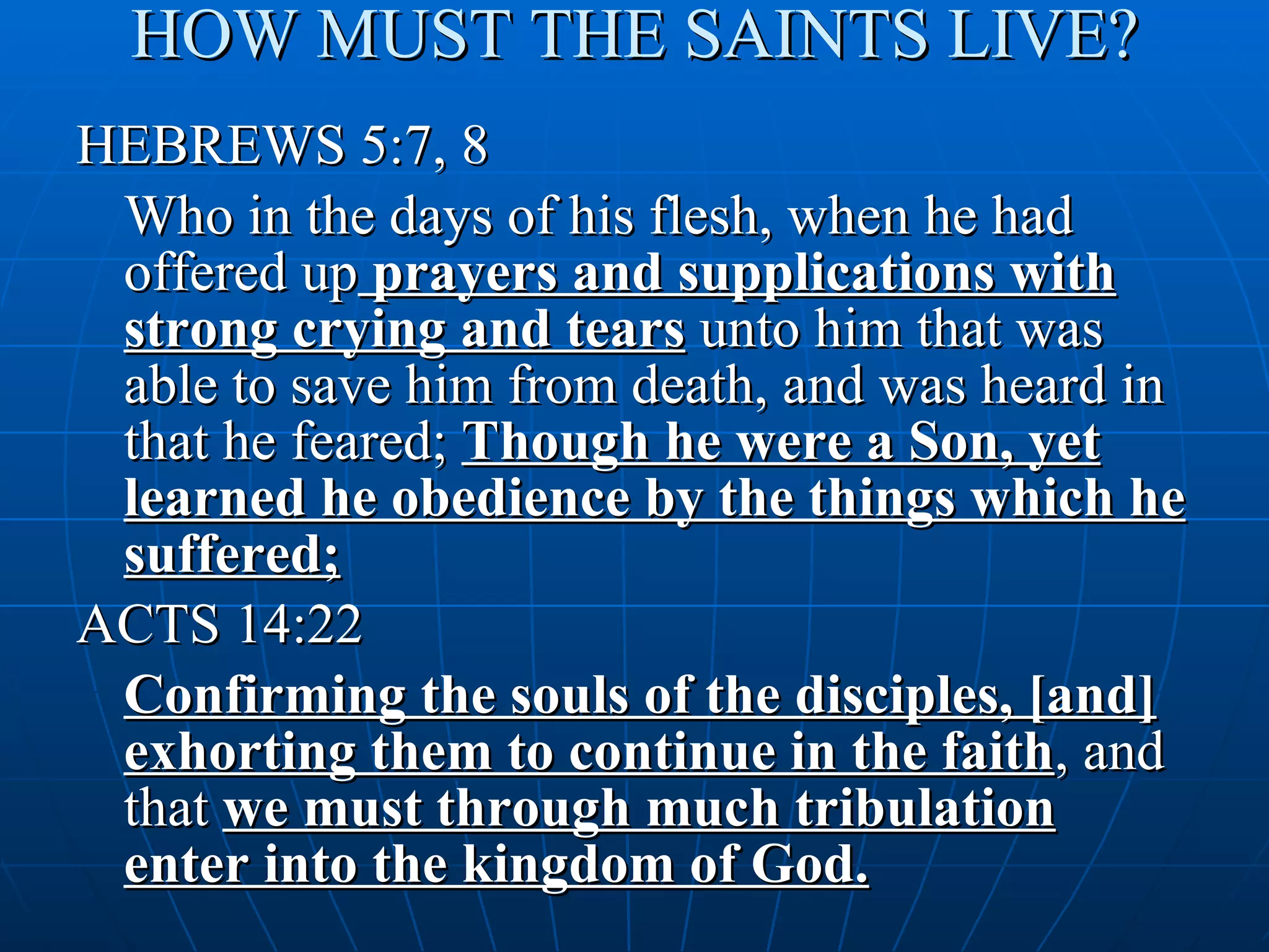 The Faith Of Jesus Christ | PPT