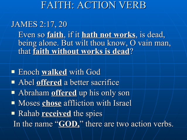 The Faith Of Jesus Christ | PPT