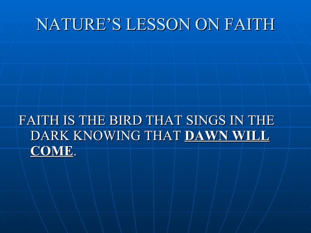 The Faith Of Jesus Christ | PPT