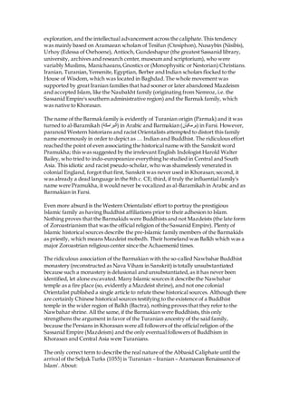 The Fake Persianization of the Abbasid Caliphate | DOCX | Islam ...