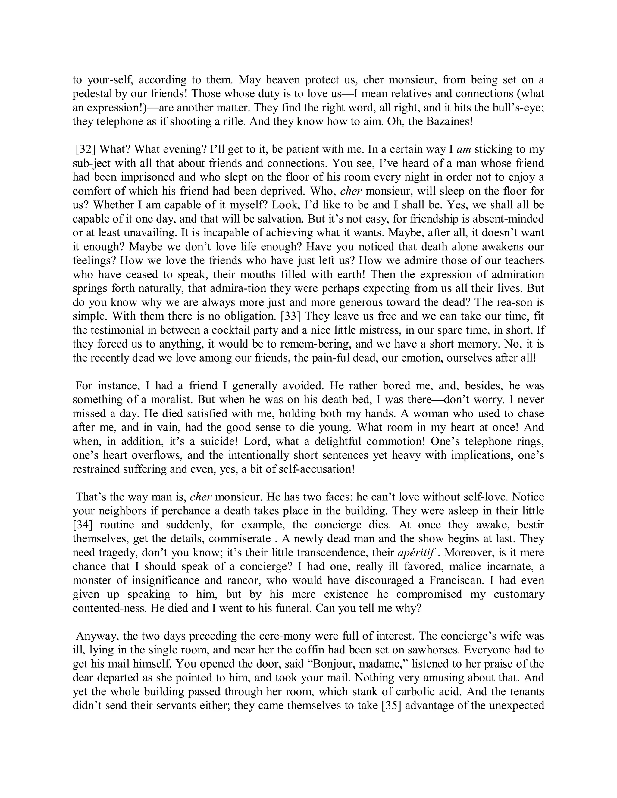 The Fall by albert camus uploaded by ill will | PDF