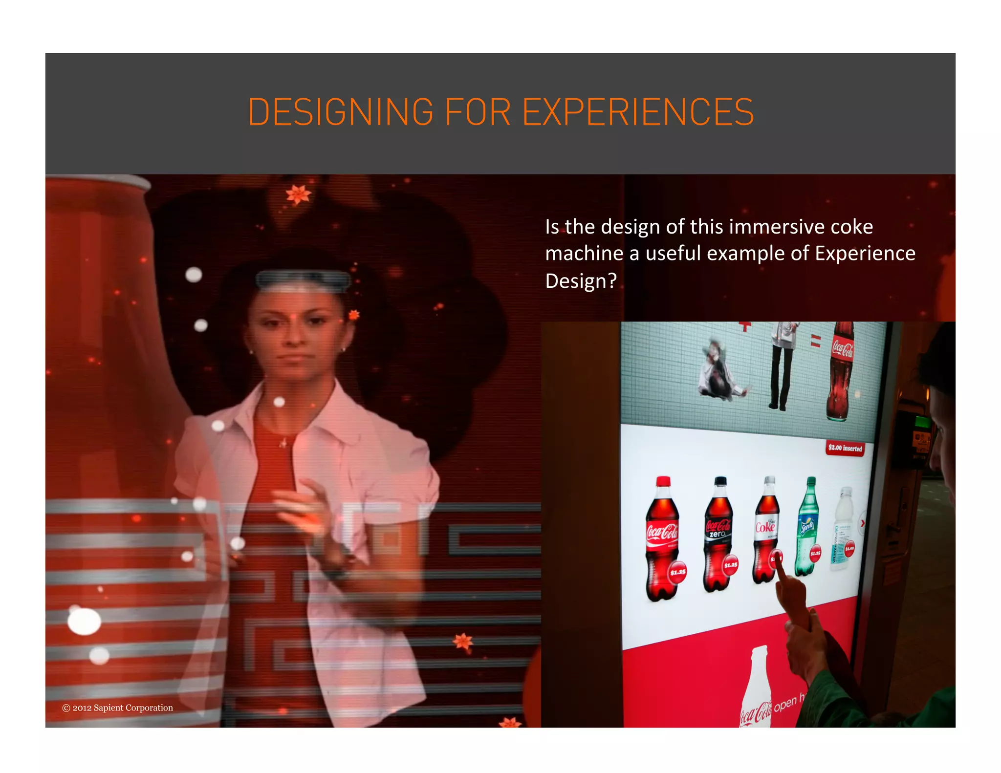 The fallacy of experience design | PPT