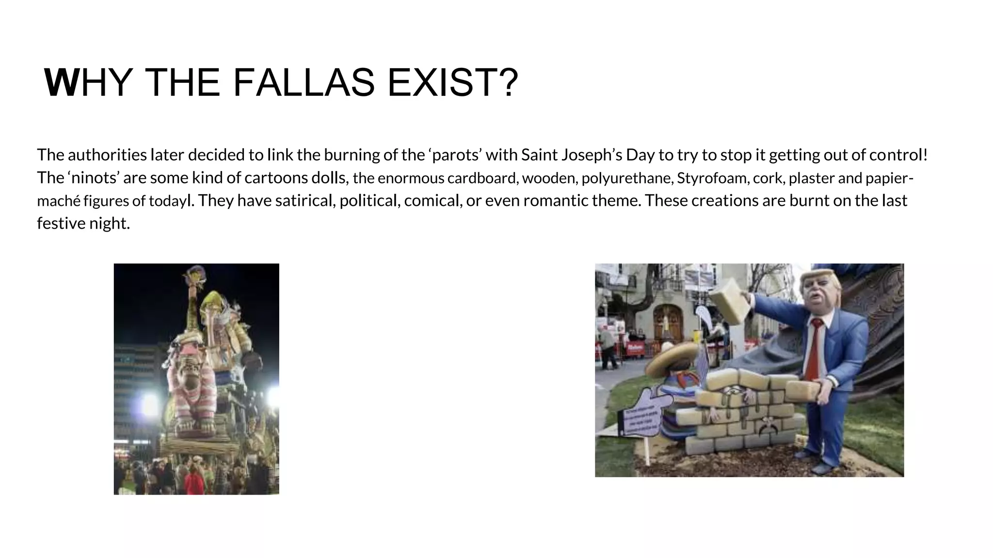 The fallas of valencia | PPTX