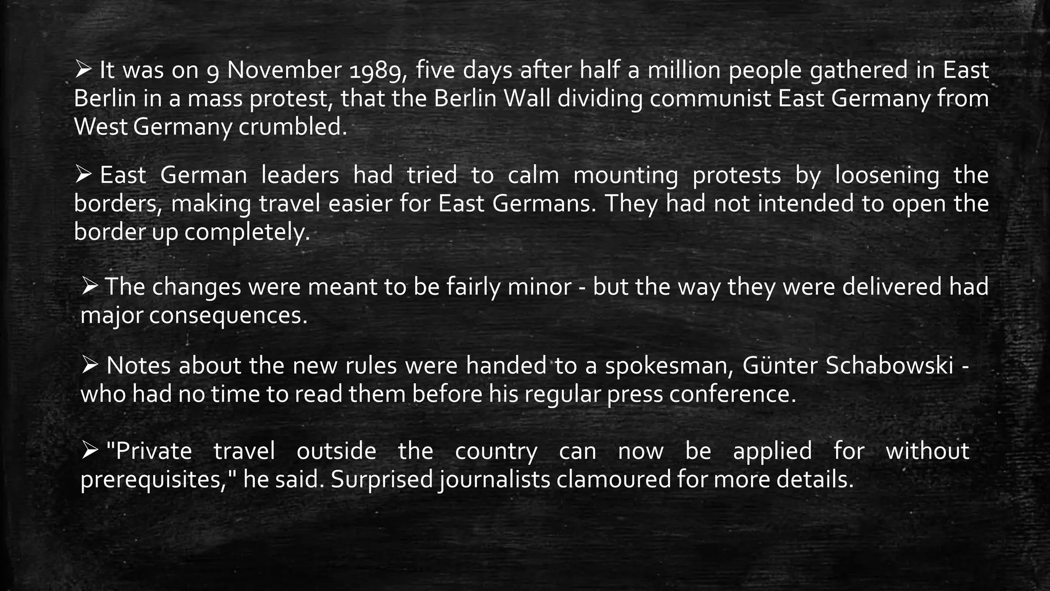 The fall of berlin wall | PPTX