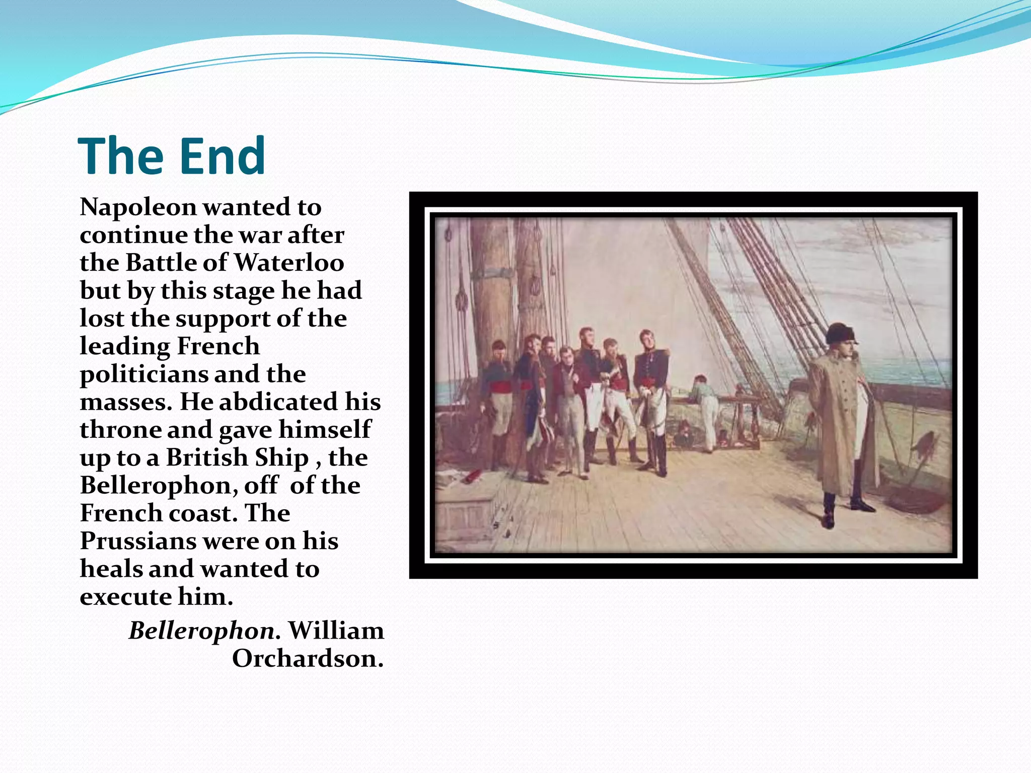 The fall of napoleon | PPT
