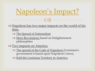 The fall of napoleon | PPTX