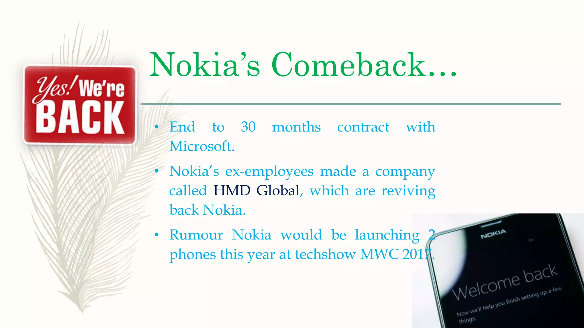 The Fall Of Nokia | PPTX