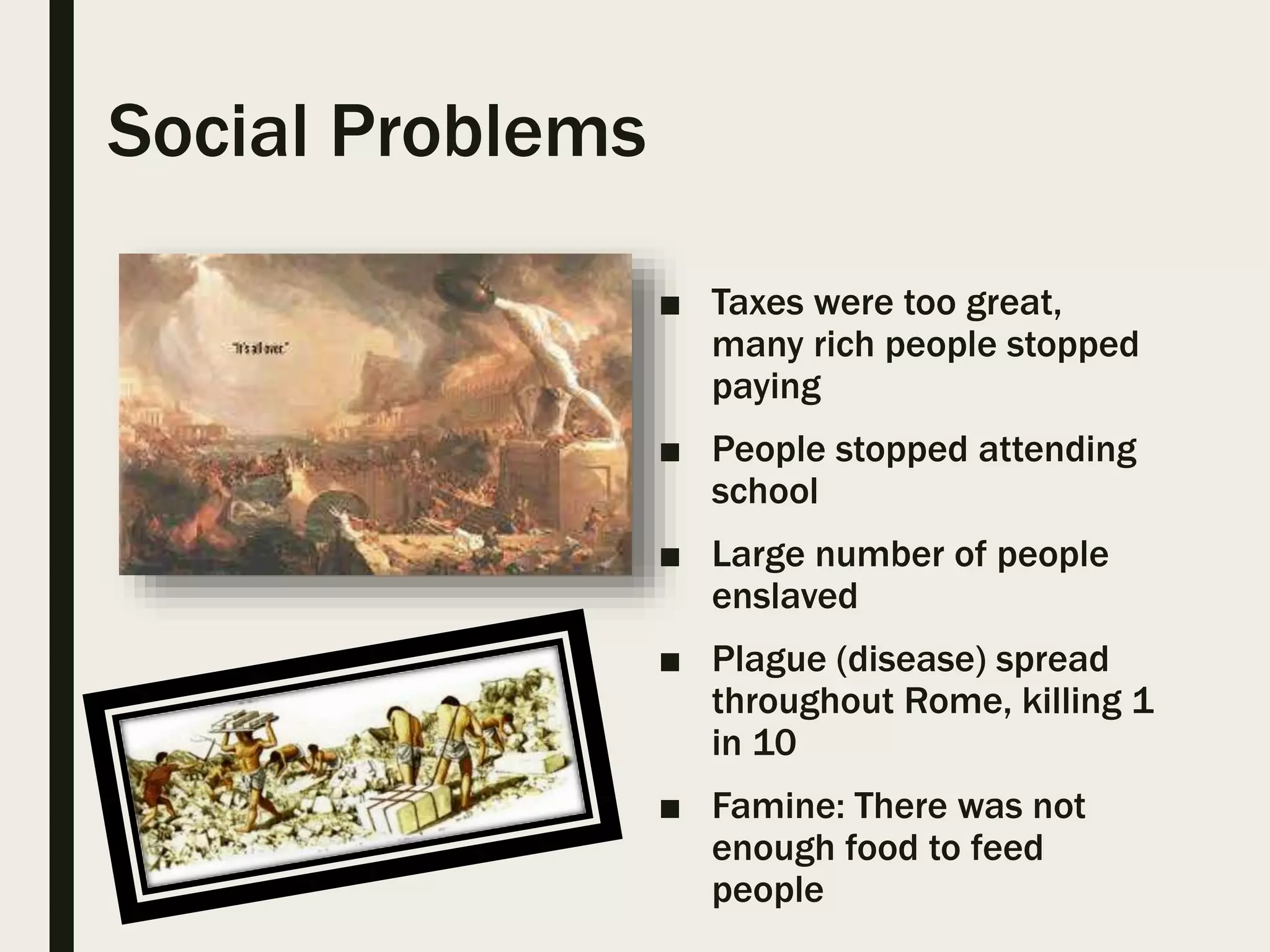 The fall of the roman empire | PPTX