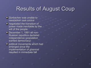 The fall of the soviet union | PPT