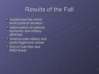 The fall of the soviet union | PPT