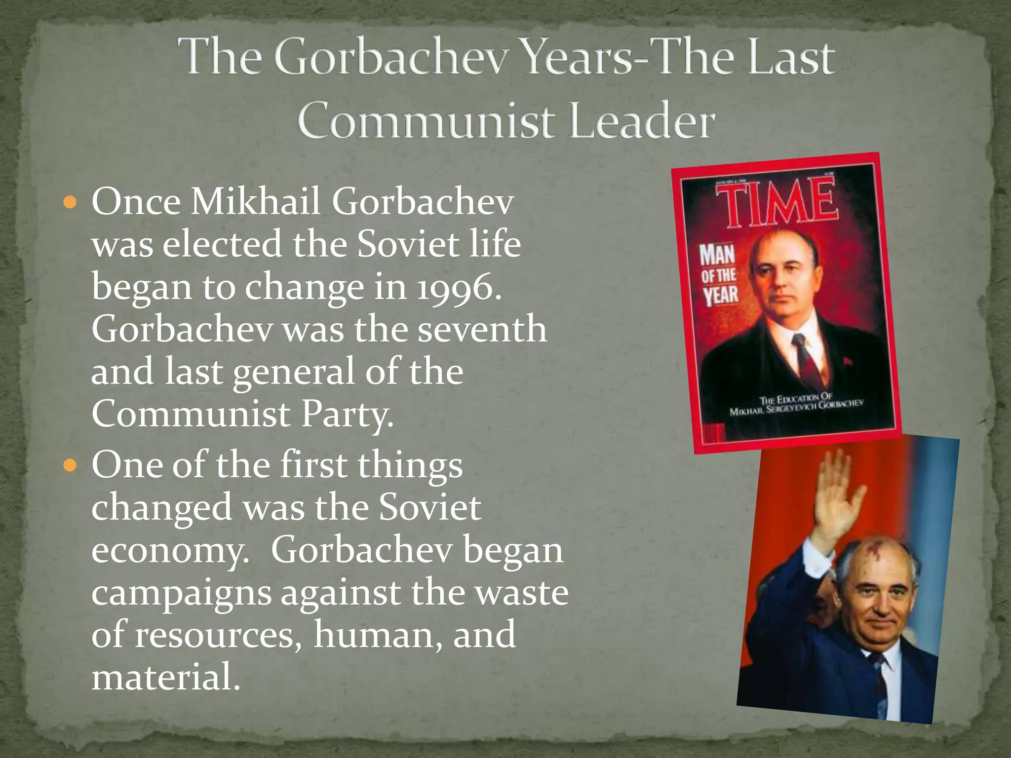 The Fall of the Soviet Union 7th Period | PPT
