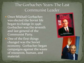 The Fall of the Soviet Union 7th Period | PPT