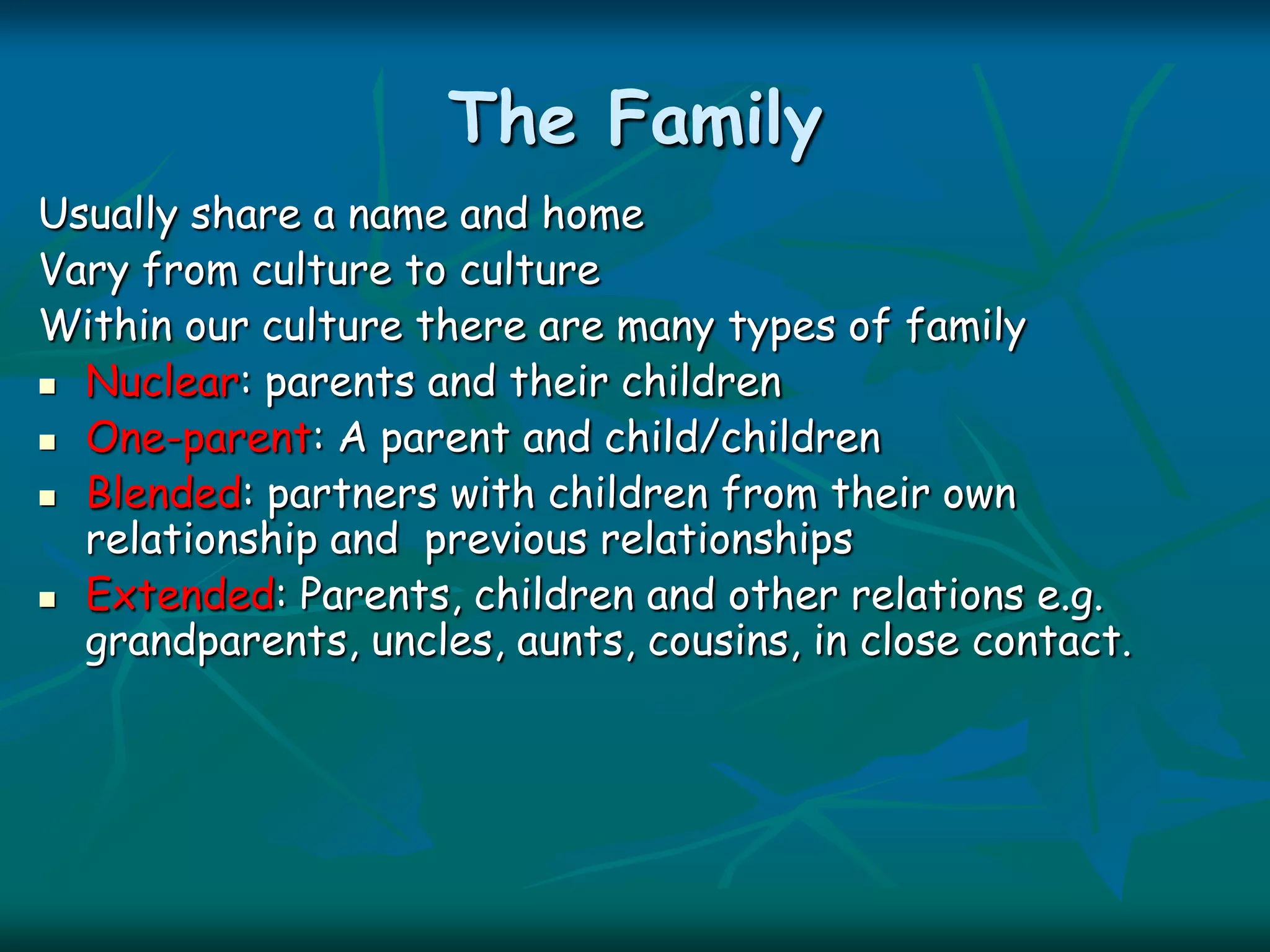 The family | PPT