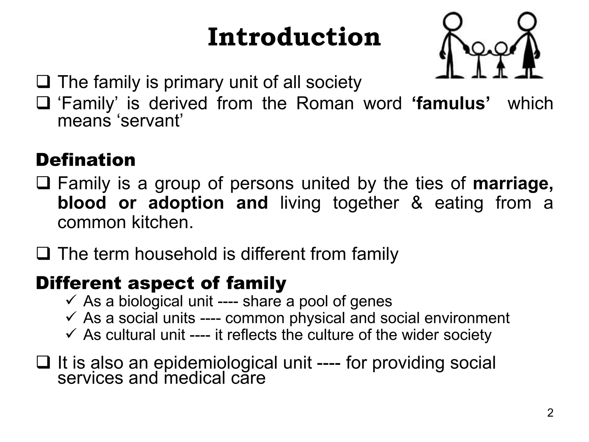 Family its role functions and responsibilities | PPTX