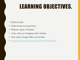 THE FAMILY. Sociology IGCSE Cambridge International | PPTX