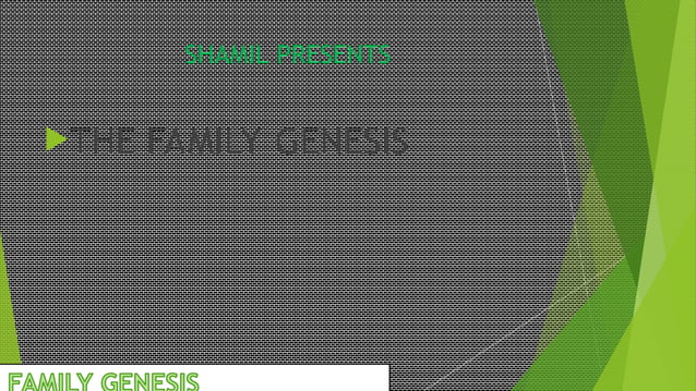 THE FAMILY OF EARLY EGYPTIAN AND AMERICAN GENESIS.ppt