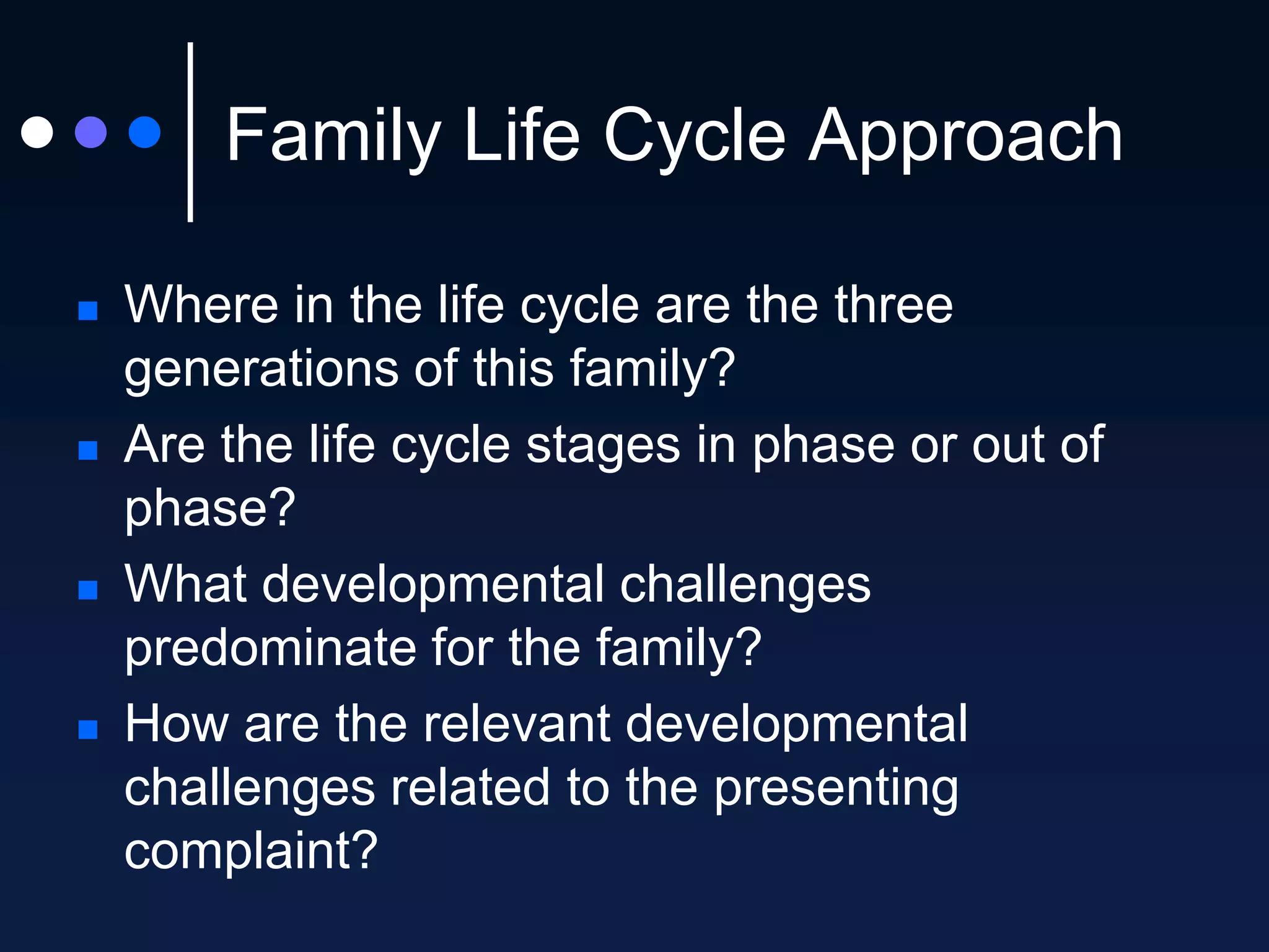 The Family Life Cycle | PPTX