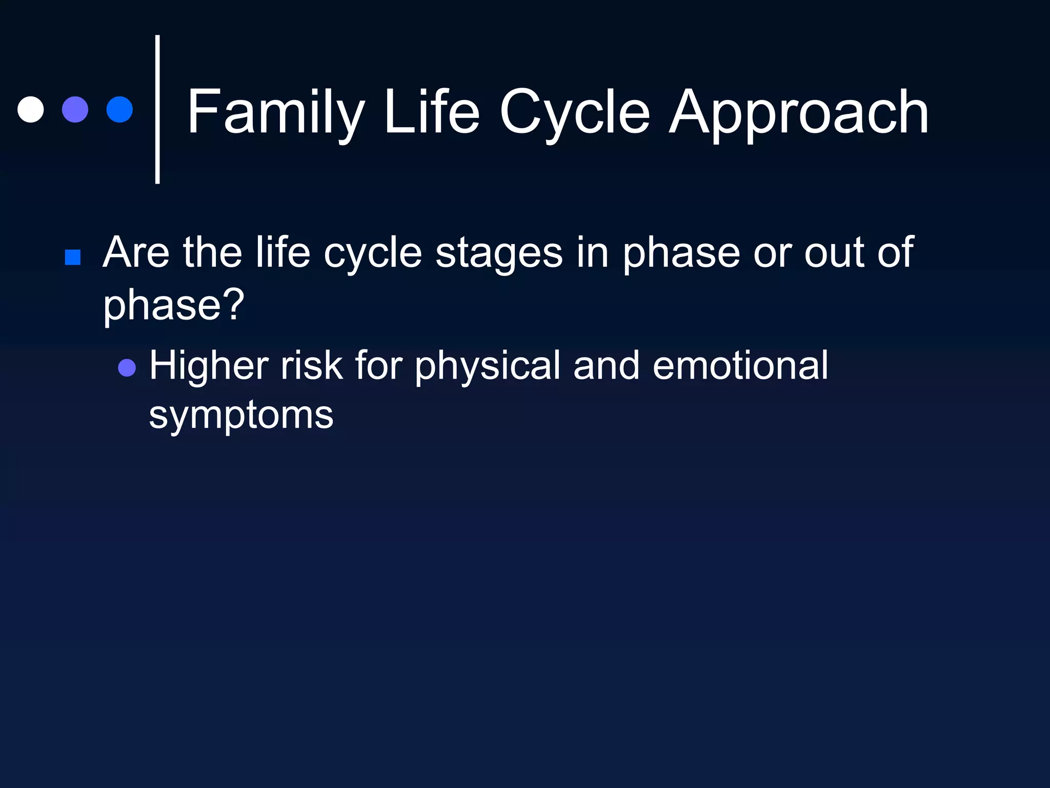The Family Life Cycle | PPTX